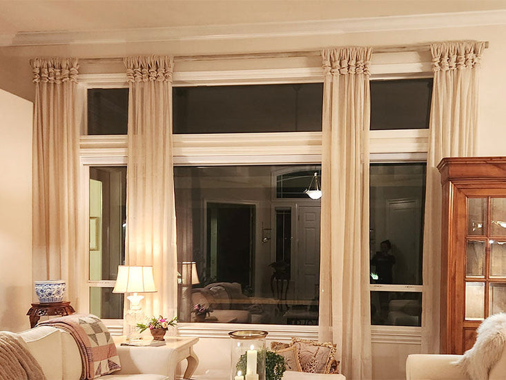 Customer Story: Custom Knot Top Living Room Curtains – Curtarra