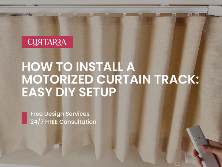 How to Install a Motorized Curtain Track: Easy DIY Setup – Curtarra