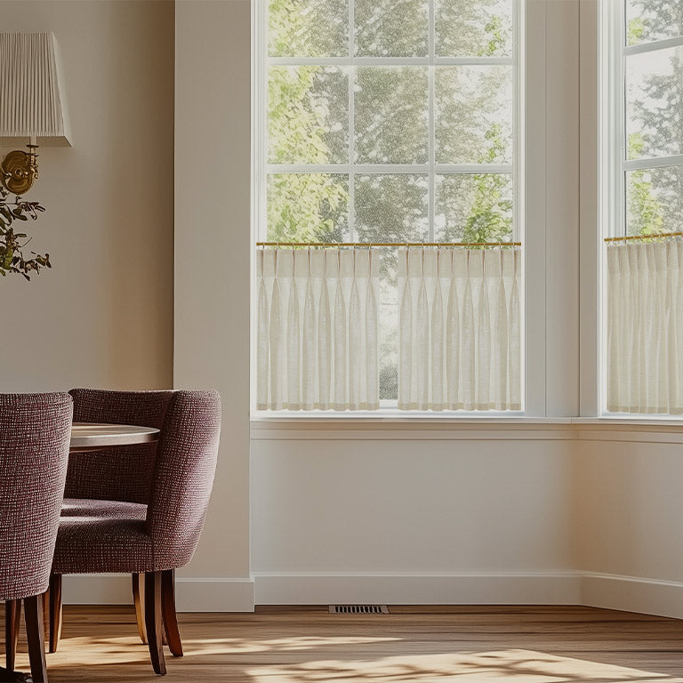 Custom Made Cafe Curtains - Curtarra