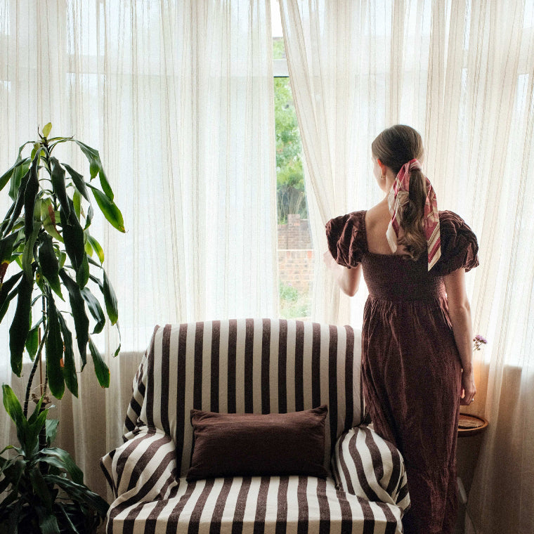 Custom Semi Sheer Curtains & Drapes - Curtarra