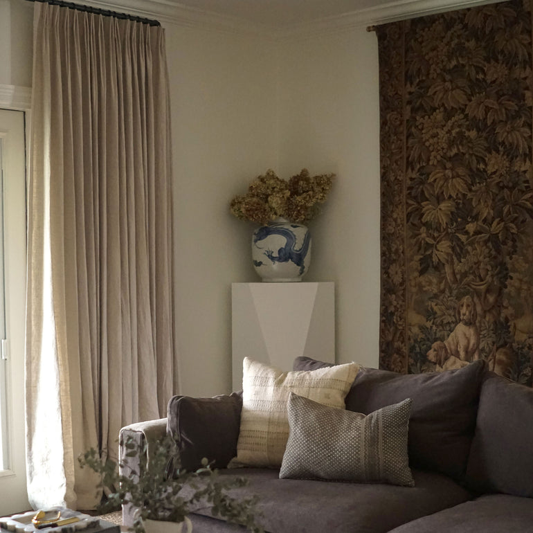 Custom Living Room Curtains & Drapes - Curtarra