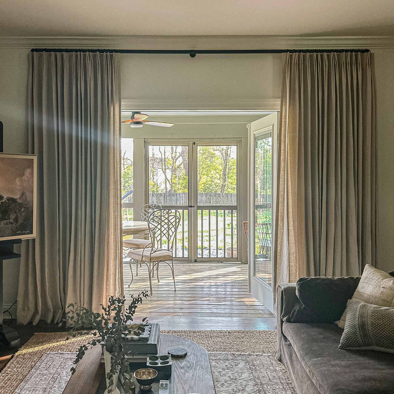 Custom Living Room Curtains & Drapes - Curtarra