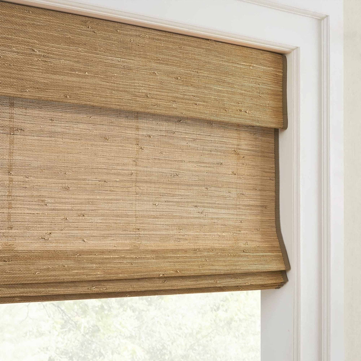 Buy Eloise Jute Custom Woven Wood Shades Online-Curtarra Curtains