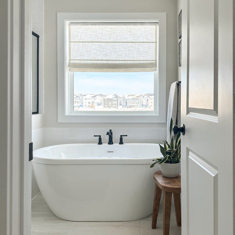 Custom Roman Shades - Custom Window Shades - Curtarra