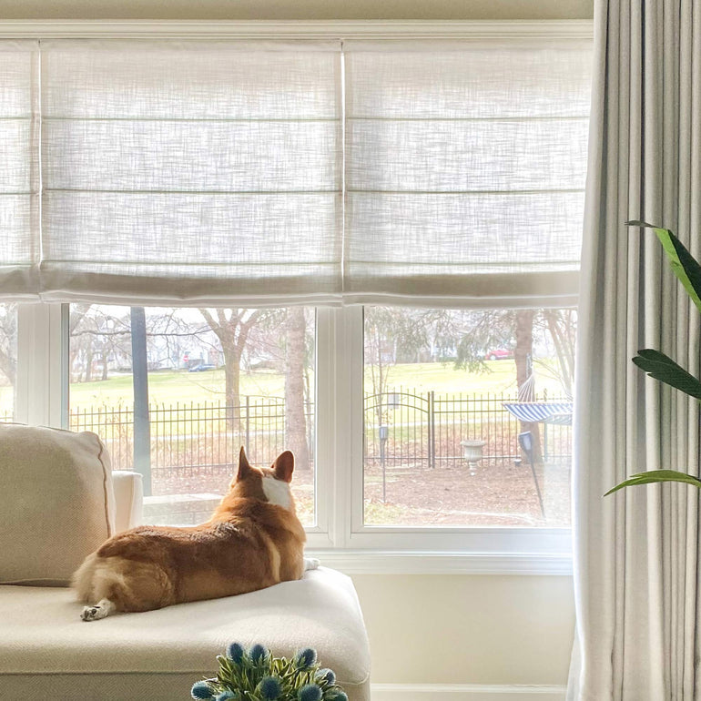 Custom Roman Shades - Custom Window Shades - Curtarra