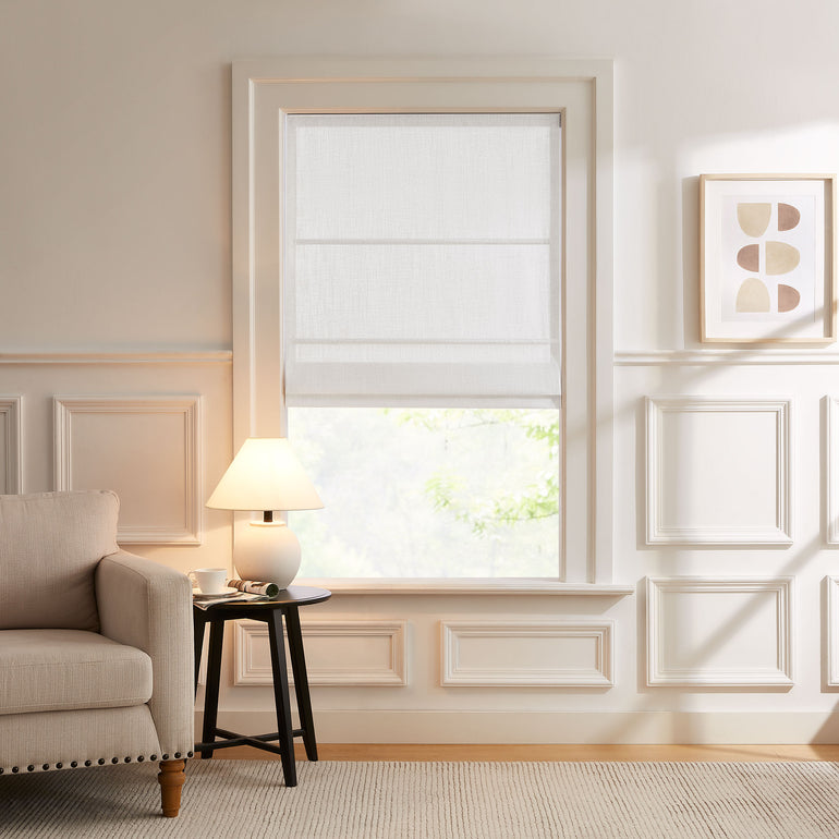 Custom Roman Shades - Custom Window Shades - Curtarra
