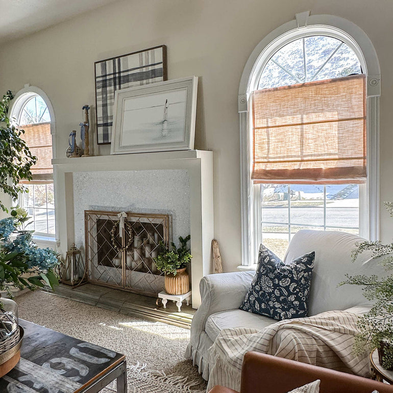 Custom Roman Shades - Custom Window Shades - Curtarra