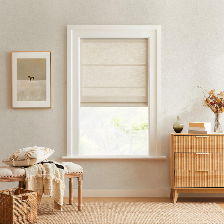 Custom Roman Shades - Custom Window Shades - Curtarra