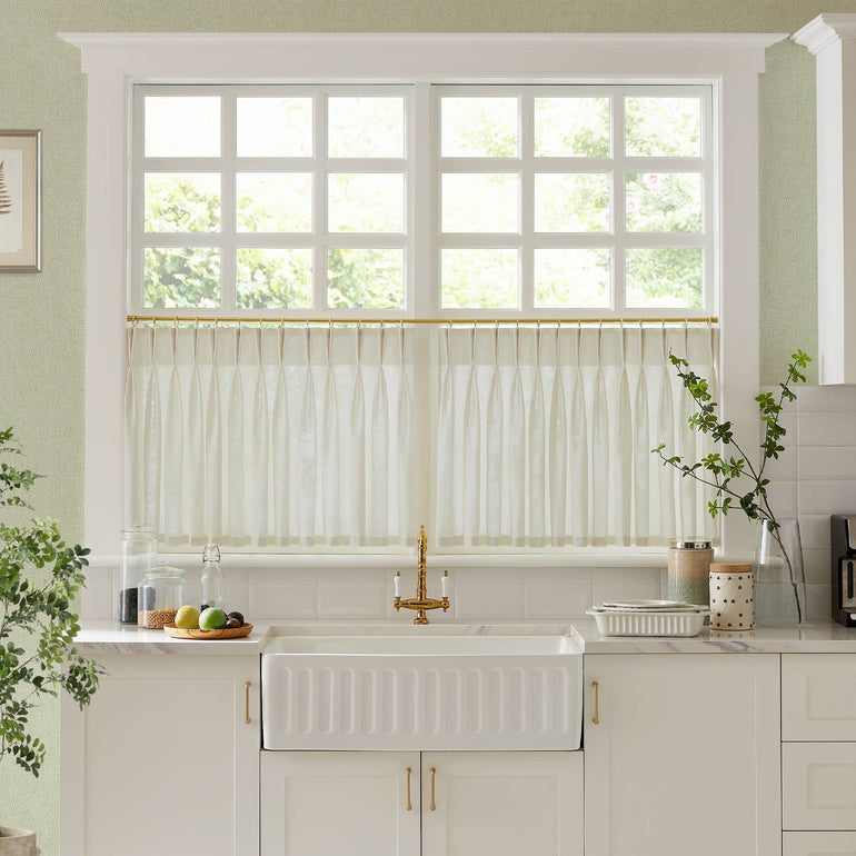 Custom Made Cafe Curtains - Curtarra