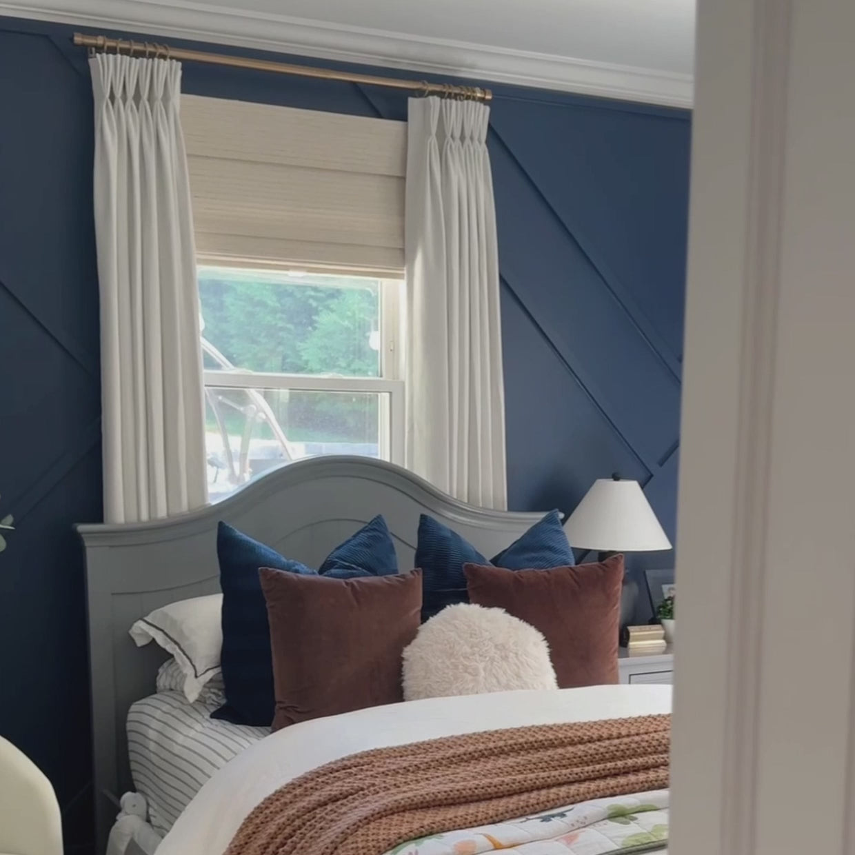 Scott Heavyweight Soft Checked Curtains – Curtarra